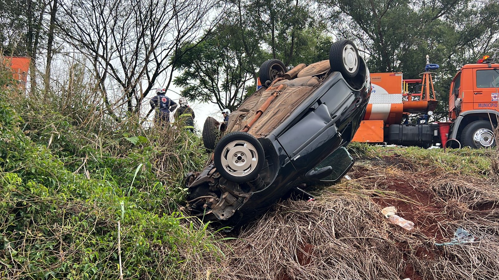 Acidente com vítima fatal é registrado na PR-182, entre Ampére e ...